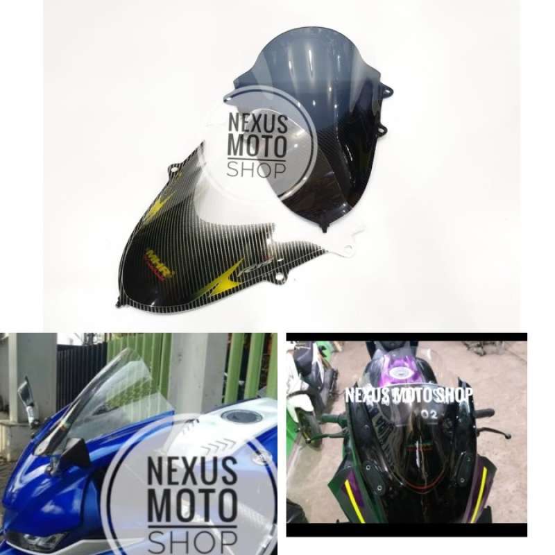 Promo Windshield R15 New Visor Karbon All New R15 V3 Windshield Mhr R15 ...