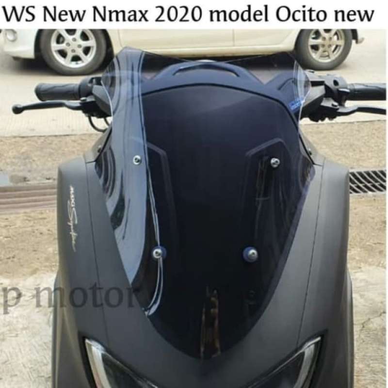 Promo Windshield Nmax New 2020 Ocito Ws New Nmax 2020 Hitam Diskon 23% ...