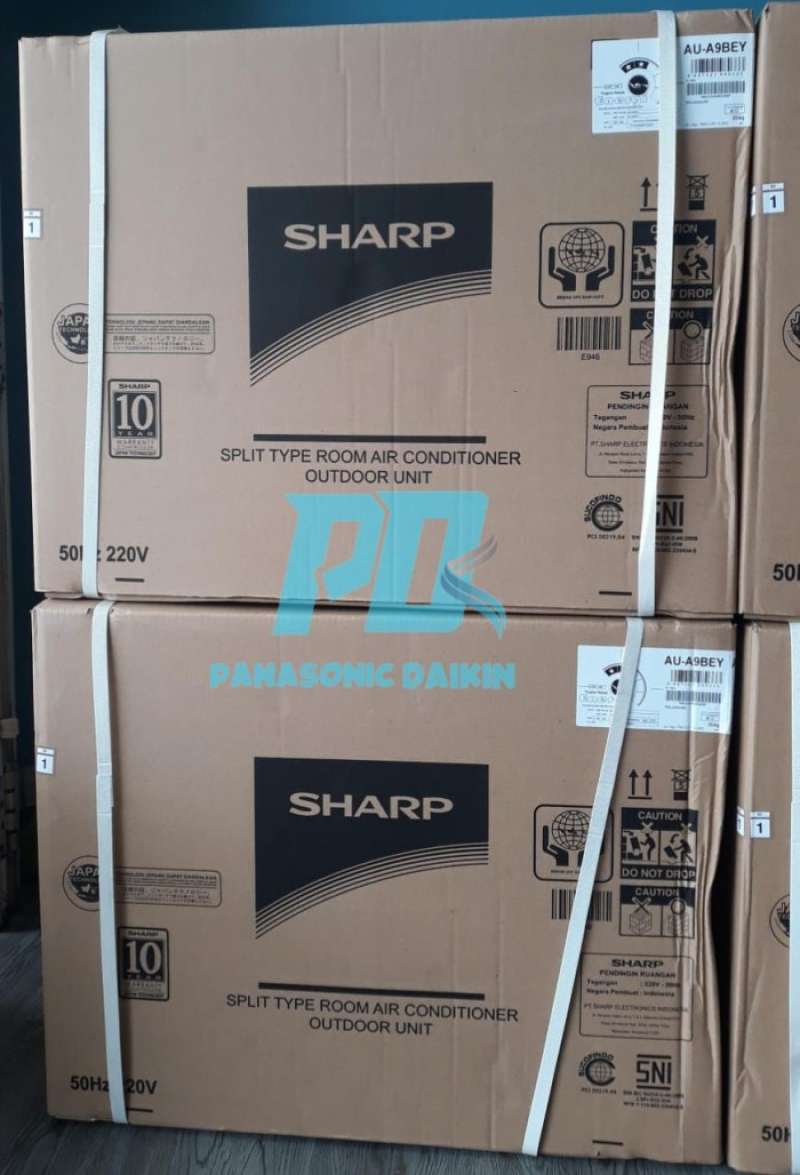 Promo Outdoor Ac Sharp 1 Pk Ah 9bey Lokal R32 Baru Segel Kardus Diskon ...