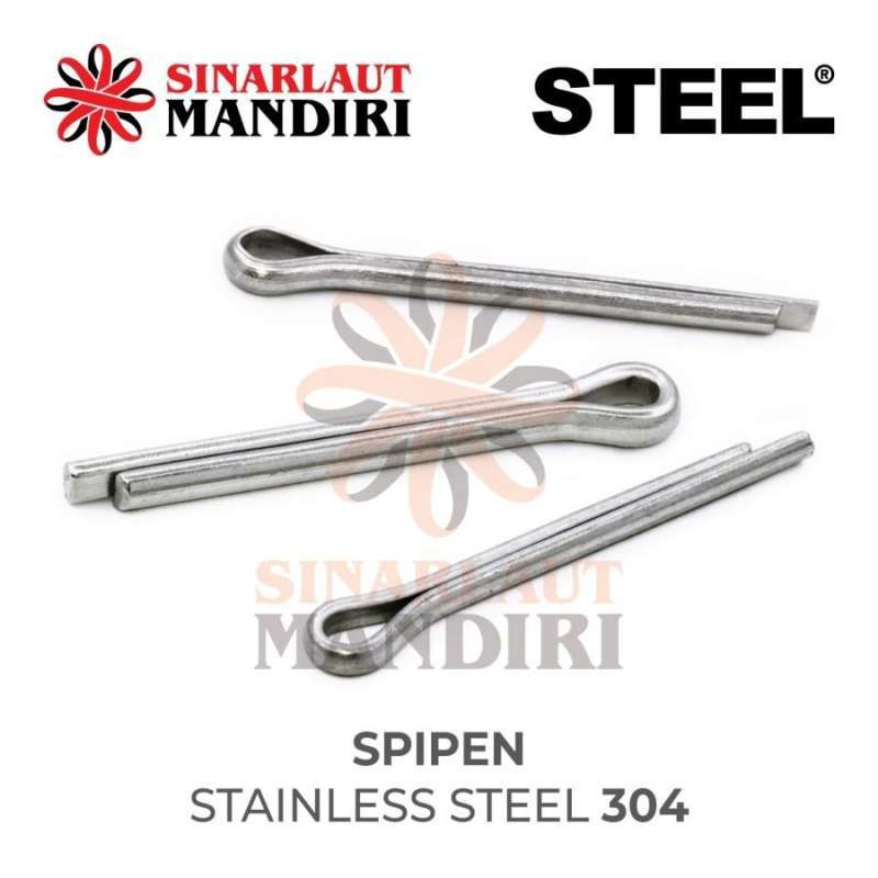 Jual Spipen Stainless Steel 304 / Cotterpins Ss / Split Pin Ss 8 X 125 ...