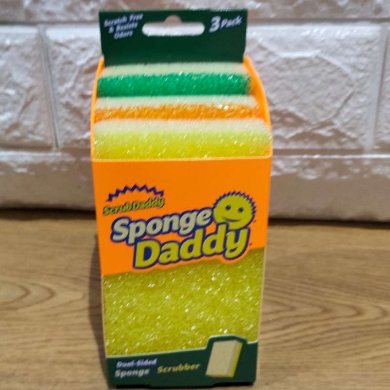 Promo Scrub Daddy Spons Pembersih Sponge Daddy Set 3 Pcs Diskon 23% Di ...