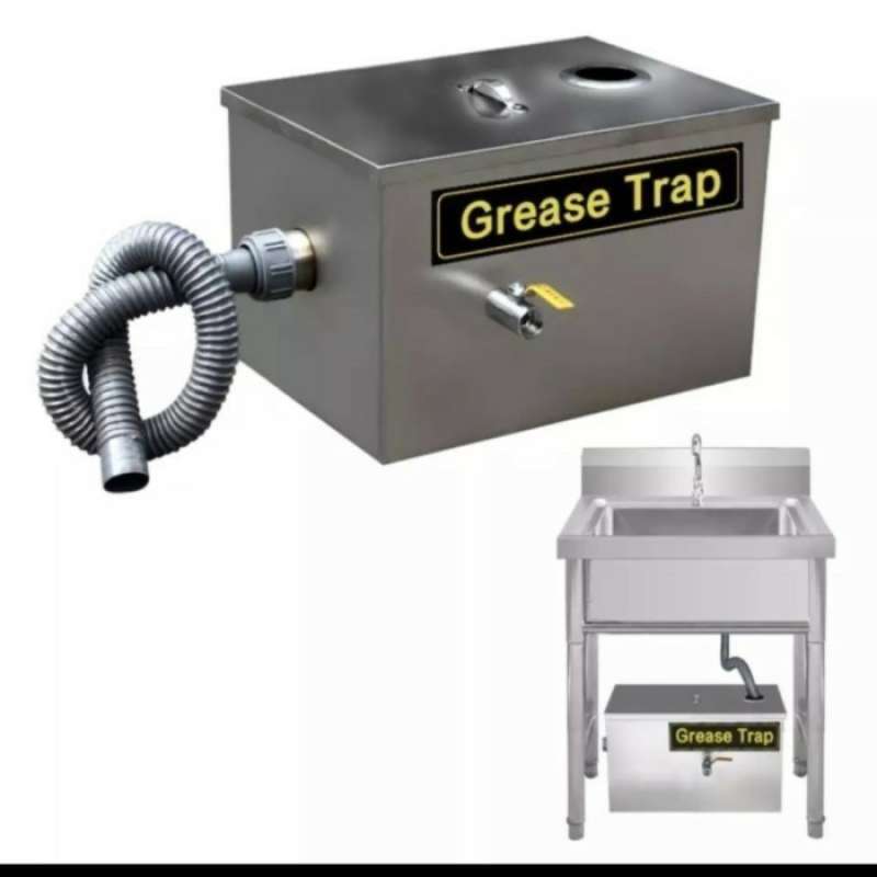 Promo Grease Trap Stainless Besar/ Penyaring Minyak & Lemak 45×25×25 ...