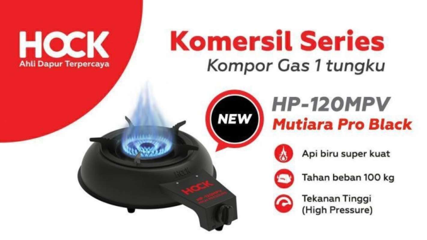 Promo Kompor Gas Api Besar Hock Mutiara Pro High Pressure Stove Diskon ...