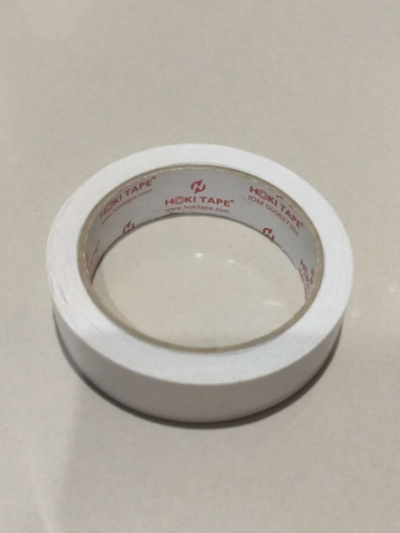 Jual Double Tape Tissue Hoki Tape, Uk. 24mm X 15m / Lakban Isolasi Lem Selotip 2 Sisi Perekat Di ...