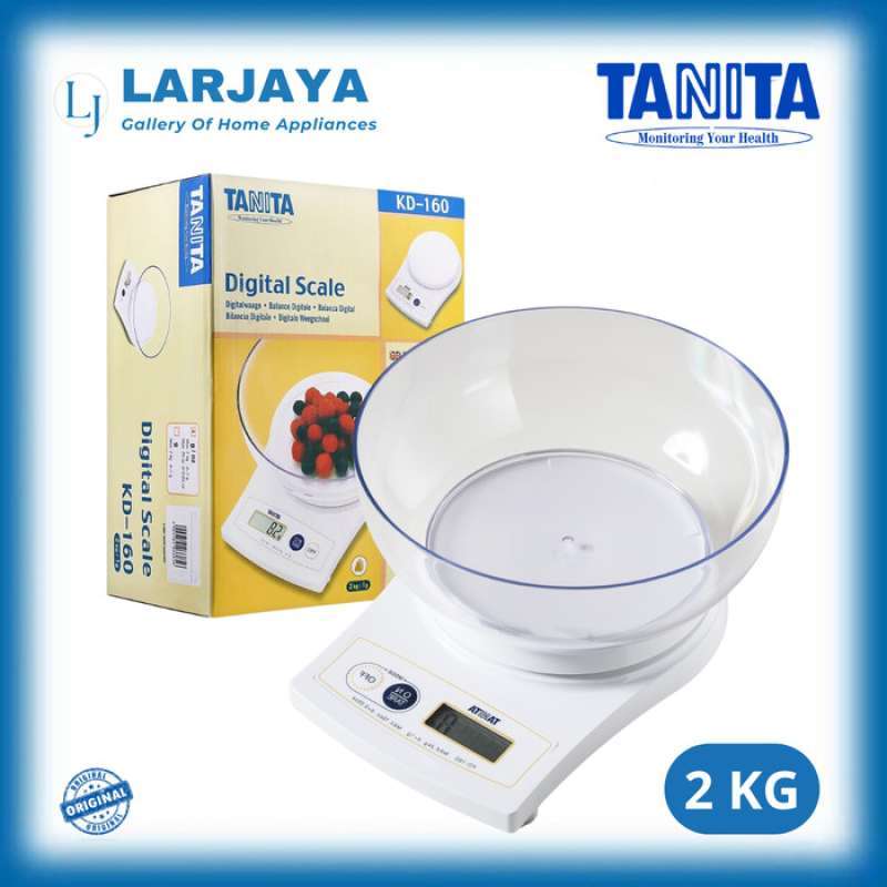 Jual Timbangan Kue Tanita Kd 160 | Timbangan Digital Dapur - Tanpa ...