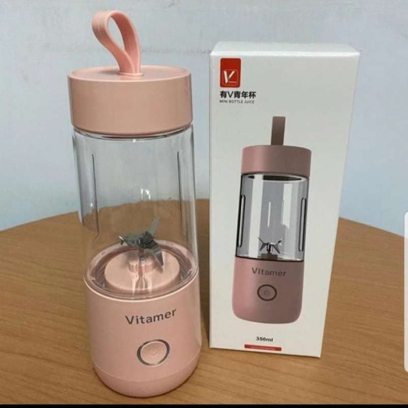 Promo Vitamer Portable Blender Juicer 350ml Original Diskon 23% Di ...