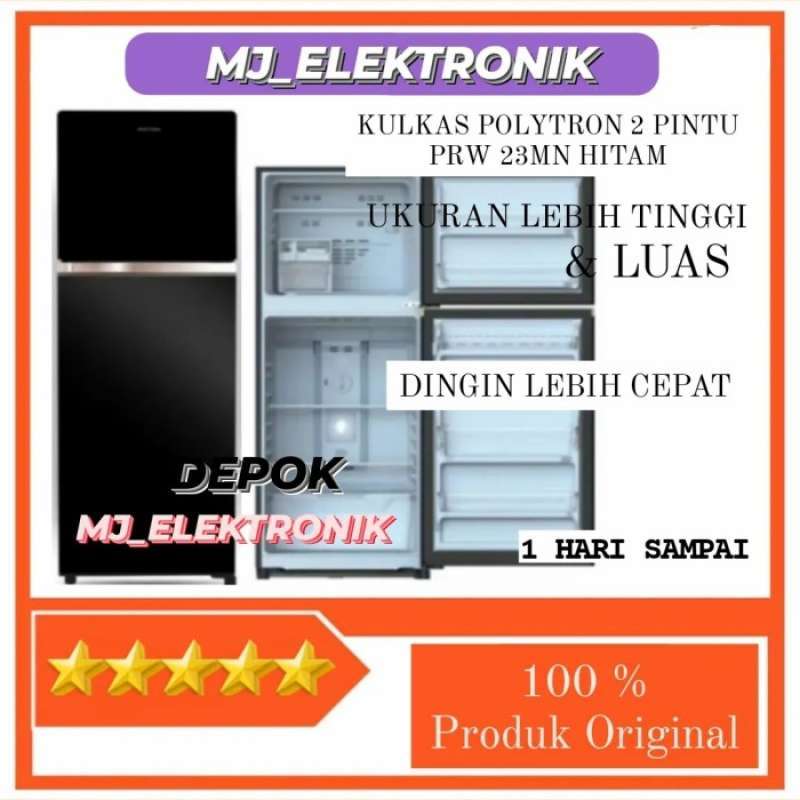Promo Kulkas Polytron 2 Pintu 23mn Diskon 23% Di Seller Mizota Store ...