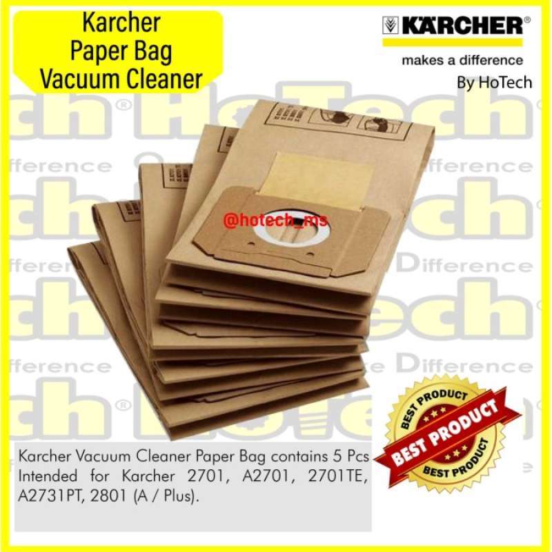 Promo Karcher Paper Bag For Vacuum Cleaner A2701 | Karcher Filter Bag ...
