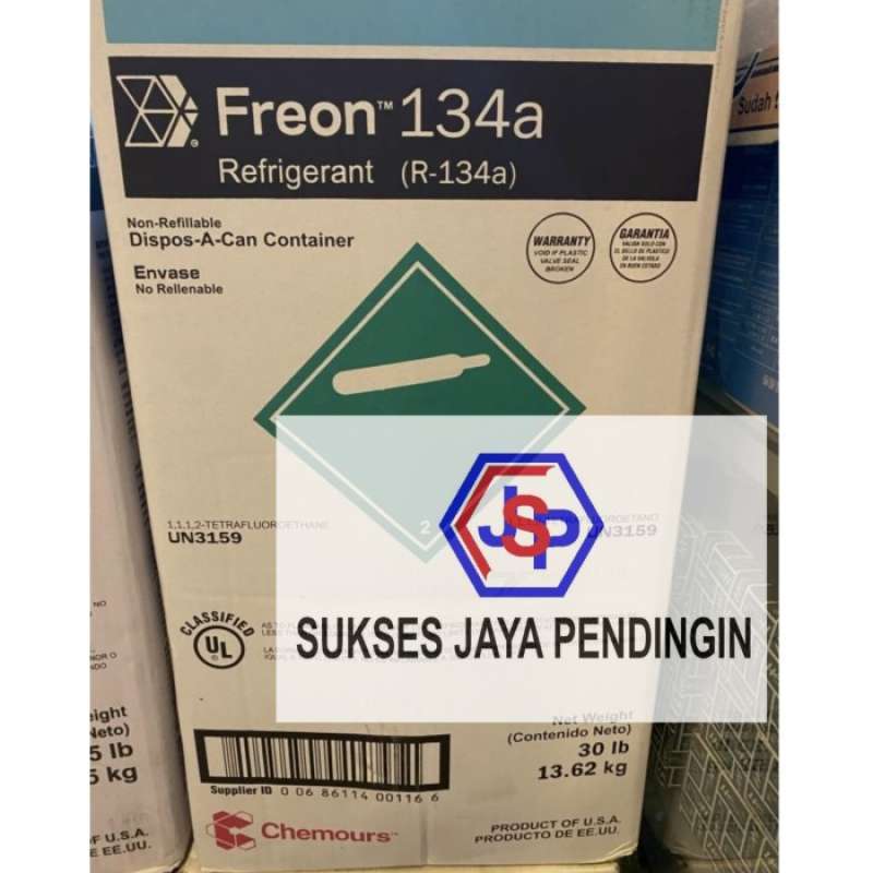 Promo Freon R134a Chemours Usa Diskon 23% Di Seller Ogata Store ...