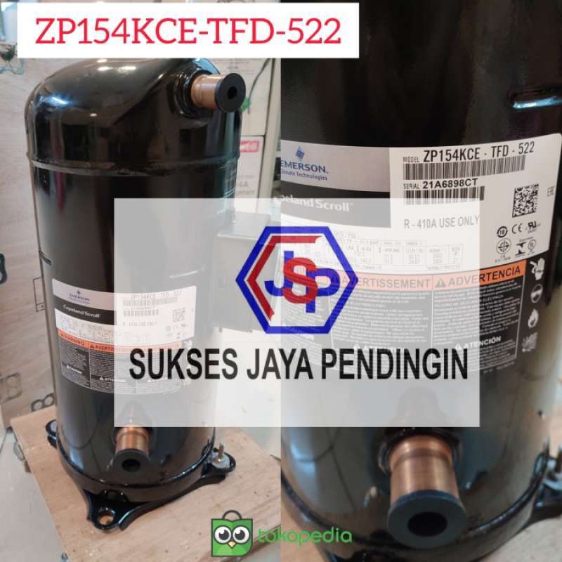 Promo Compressor Copeland Zp154kce-tfd-522 / Kompresor Zp154kce-tfd-522 R410 Diskon 23% Di ...