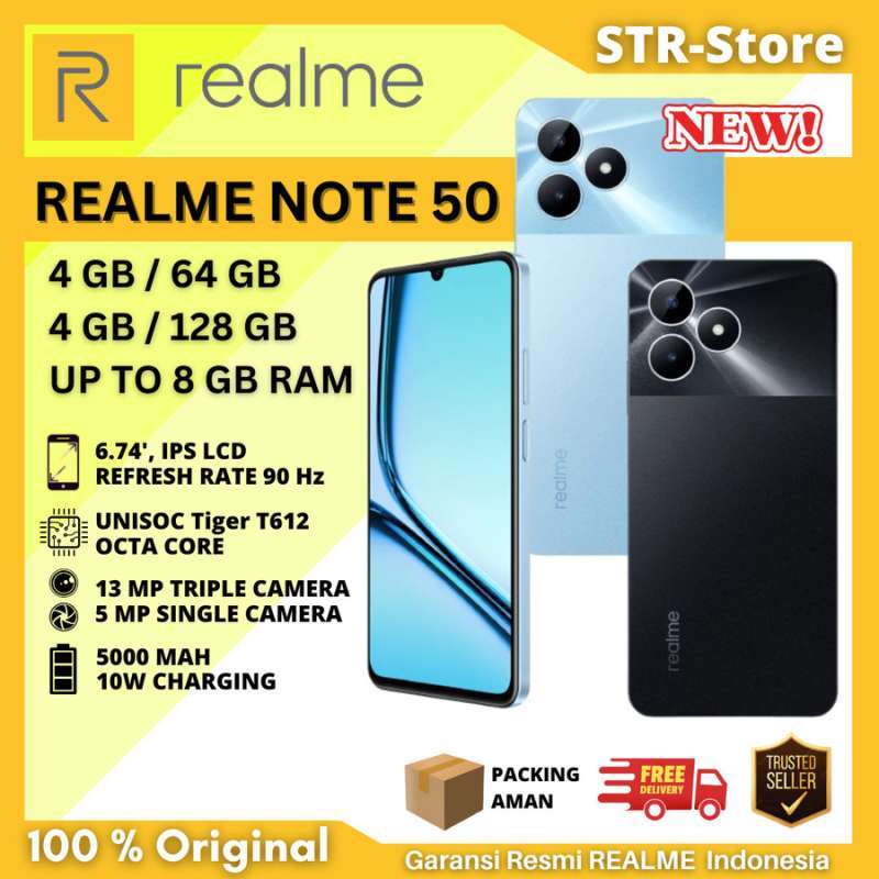 Jual Realme Note 50 4/128 Gb Realme Note 50 4/64 Gb Resmi Realme ...