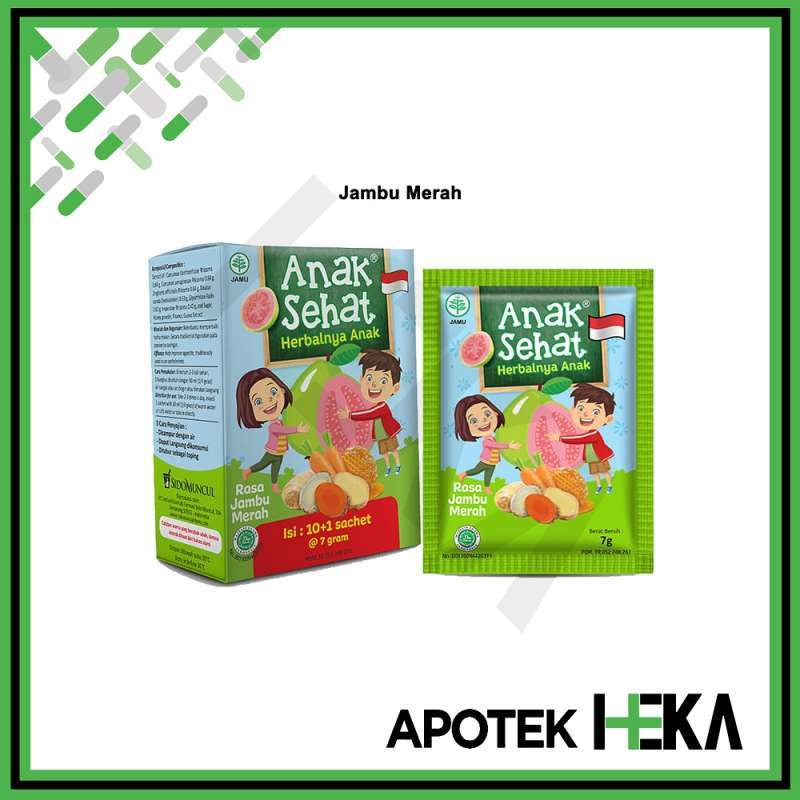Jual Anak Sehat Sidomuncul Box Isi 10 - Jamu Herbal Anak - Jeruk Manis ...