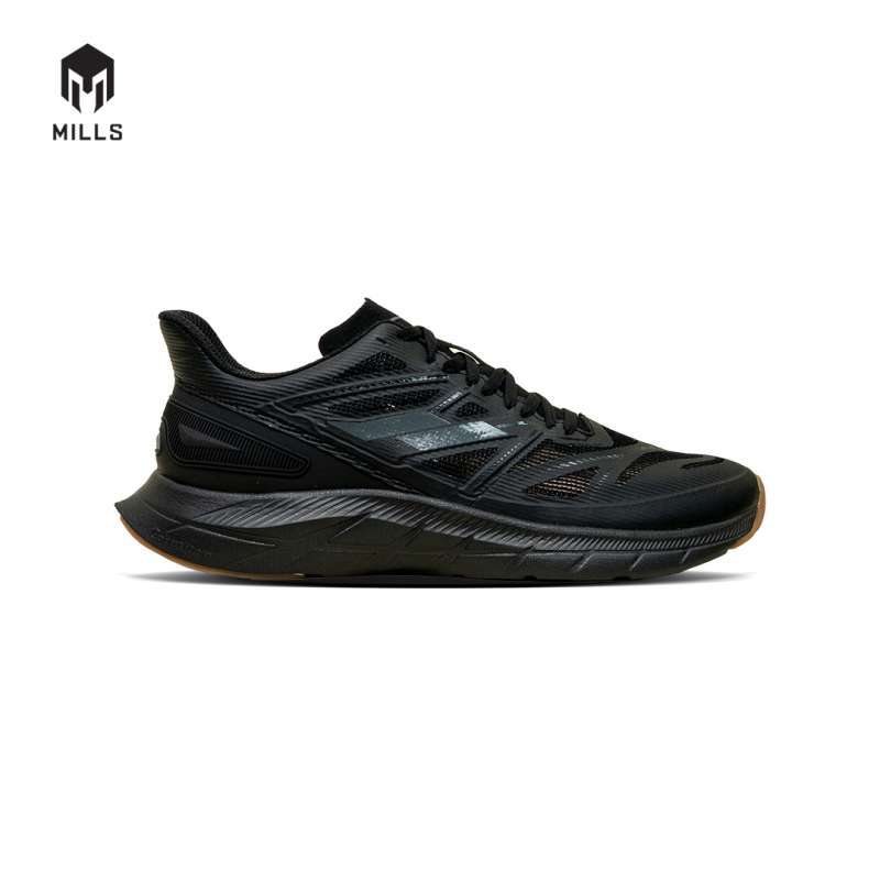 Jual Mills Sepatu Lari Running Shoes Treximo Saga V2 Black / Gum ...
