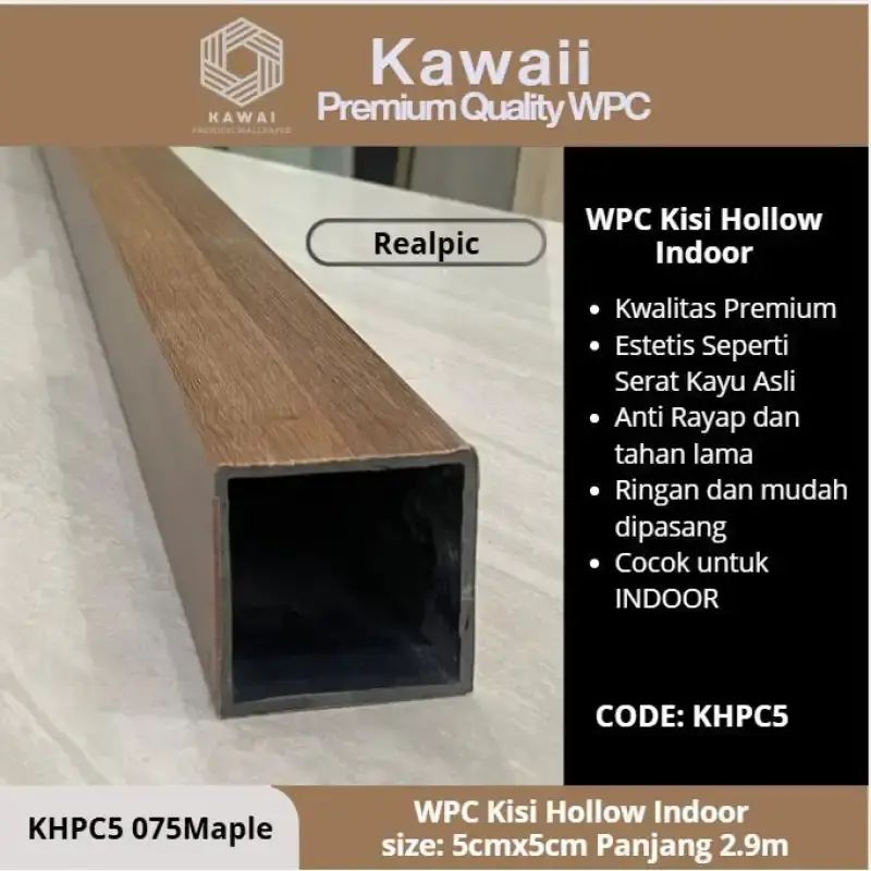 Promo Kawaii Wpc Panel Dinding Hollow Indoor Partisi Kisi Sekat Ruangan ...