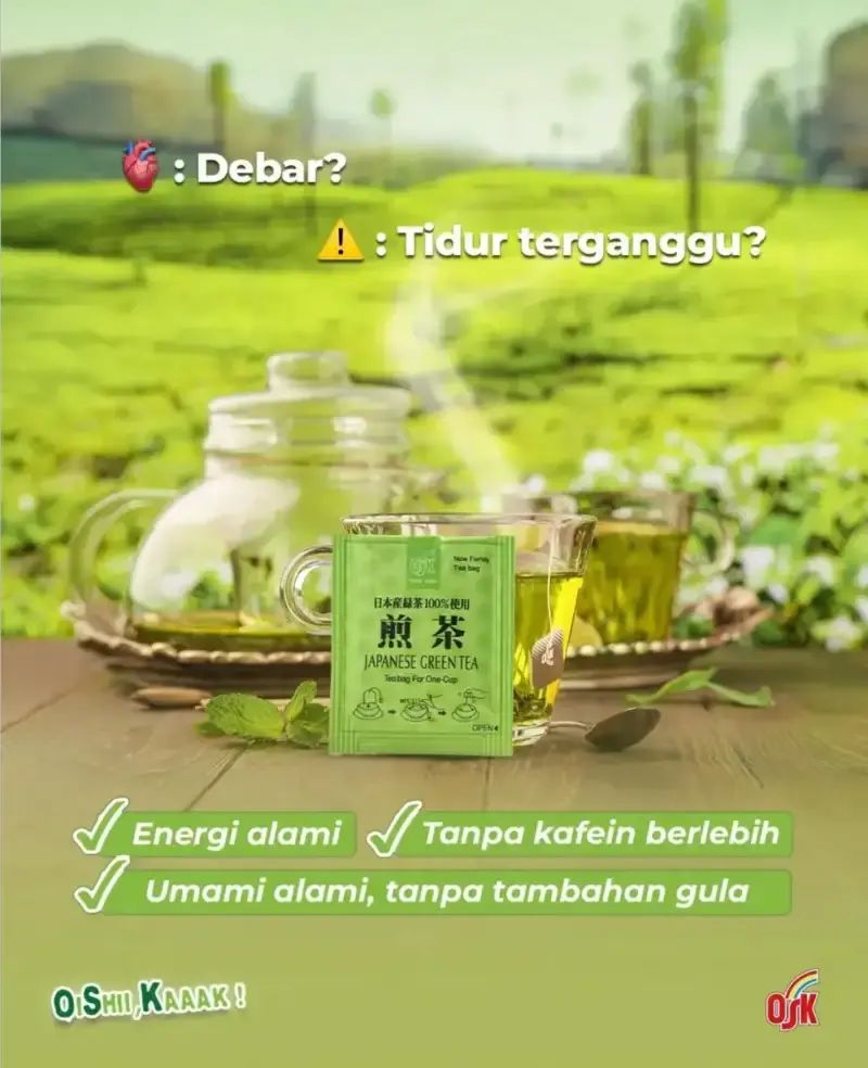 Jual Teh Jepang Osk Green Tea Sea Dyke Natural Ito En Oi Ocha Hojicha ...