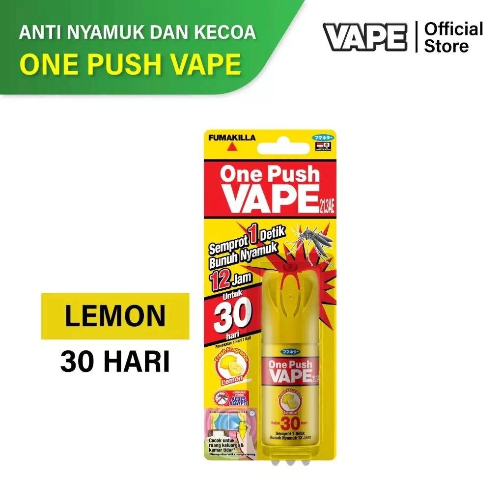 Jual Insektisida Fumakilla Vape Anti Nyamuk & Kecoa One Push Spray 30 ...