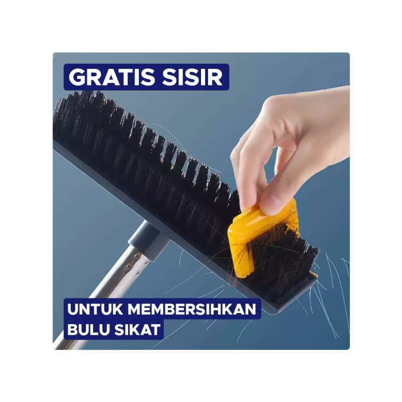 Promo Goto Zoey Sikat Lantai Ubin Toilet Kamar Mandi Gagang 2in1 ...