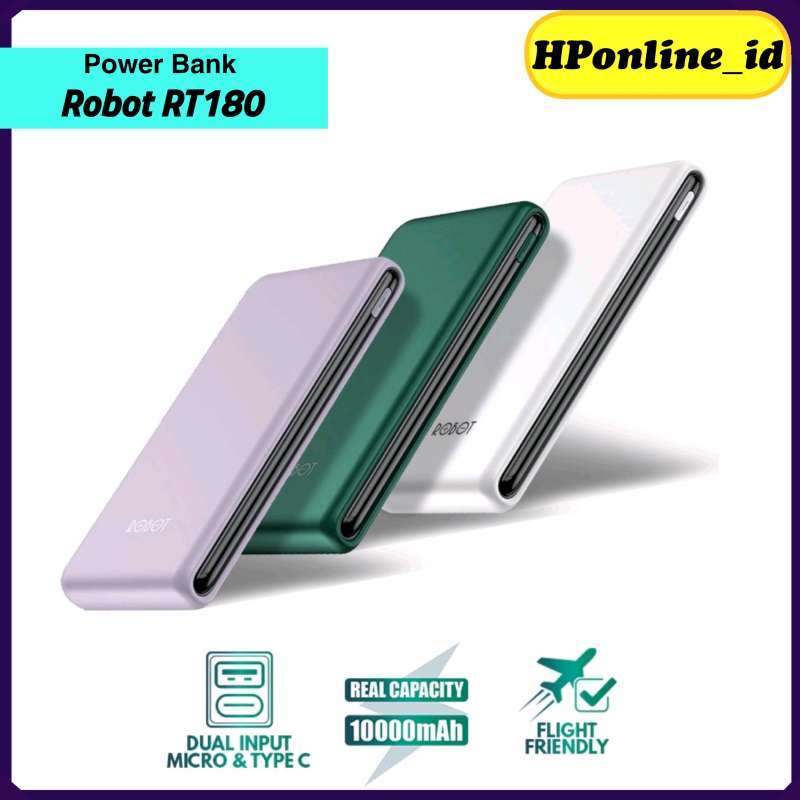 Jual Robot Powerbank 10.000mah Rt180 - Original Di Seller Hponline_id ...