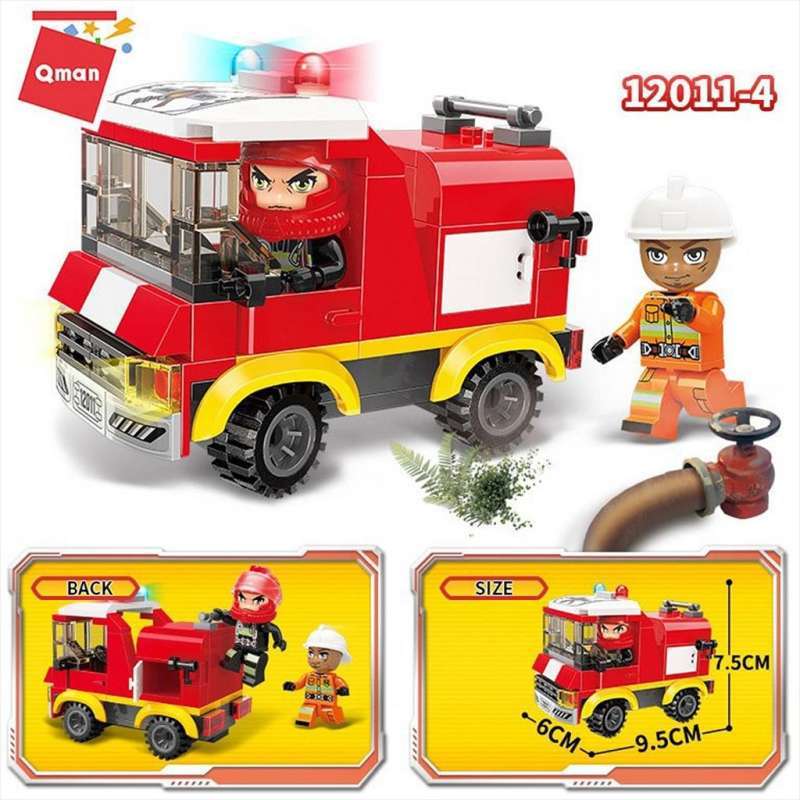Promo Qman Minecity Water Tanker Fire Line 12011-4 Diskon 30% Di Seller Cupliss Kelapagading ...