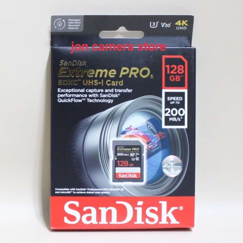 Promo Memory Sandisk Extreme Pro 128gb Original High Speed Sdxc 128 Gb ...