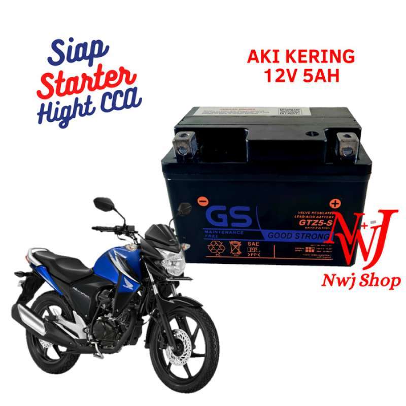 Jual Aki Motor Honda Verza 150, Mega Pro Cw Gtz5s Gs Y Accu Kering Di ...