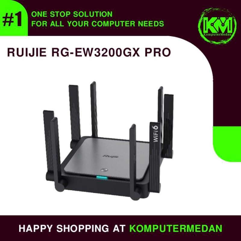 Jual Ruijie RG-EW3200GX PRO Wi-Fi 6 Dual-band Gigabit Router 3200M di ...