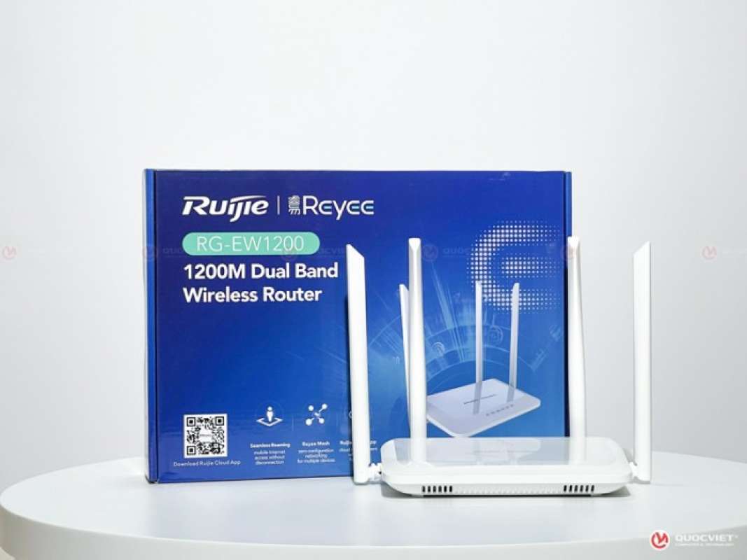 Promo Router Wireless Supports 802.11ac wave2 - RUIJIE REYEE RG-EW1200 ...