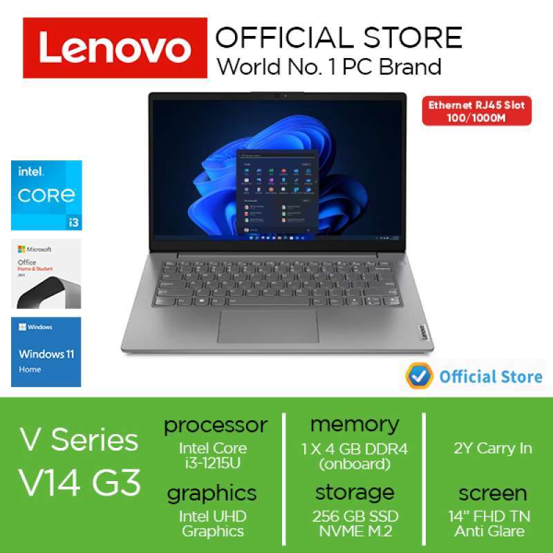 Jual Lenovo V14 G3 Iap Core I3-1215u 4gb 256 W11+ohs Di Seller Lenovo ...
