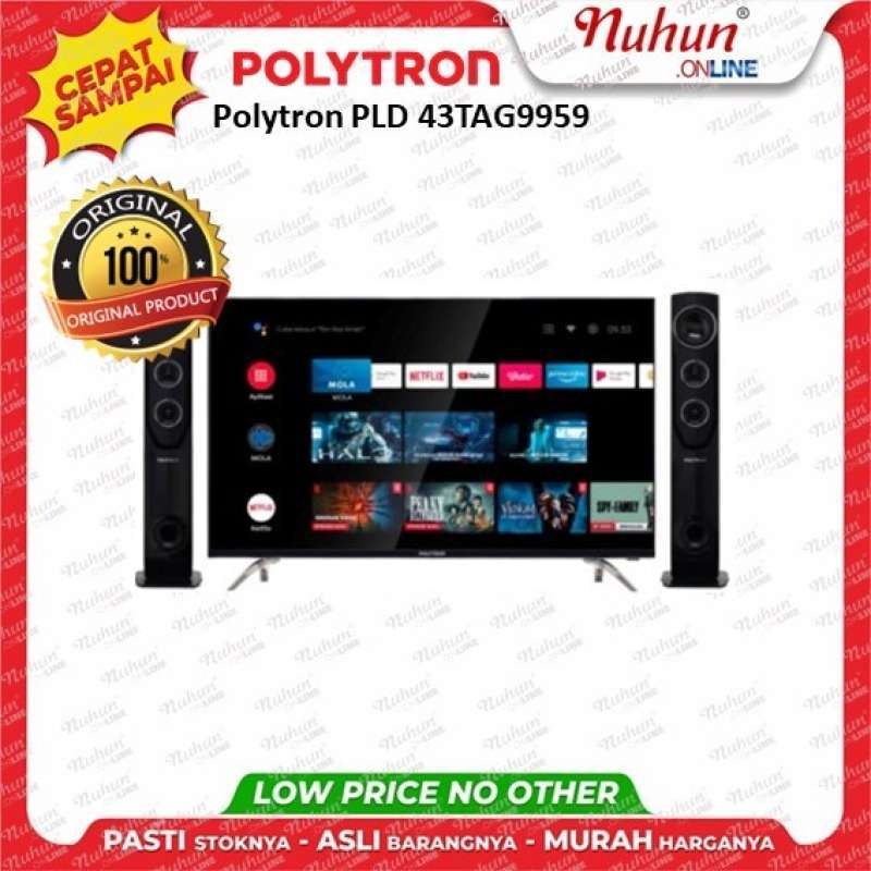 Jual Polytron Smart Cinemax Android Tv 43 Inch Pld-43tag9959 Di Seller ...