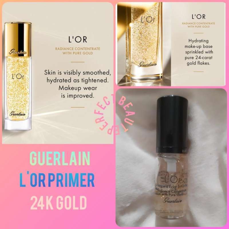 Jual Guerlain Lor Radiance Concentrate Makeup Base 24k gold di Seller ...