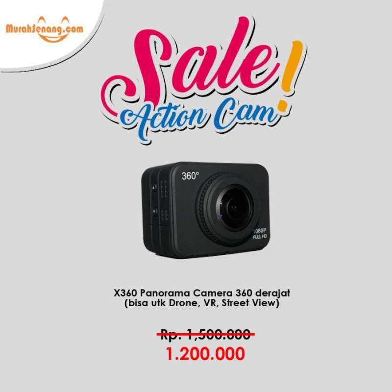 Jual X360 Panorama Camera 360 Derajat - Bisa Utk Drone, Vr, Street View ...