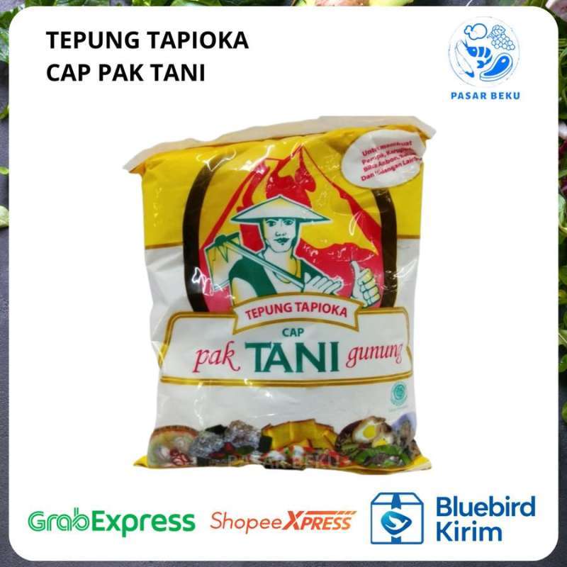 Jual Tepung Tapioka Cap Pak Tani Gunung 500gr Pasar Beku Padang di ...