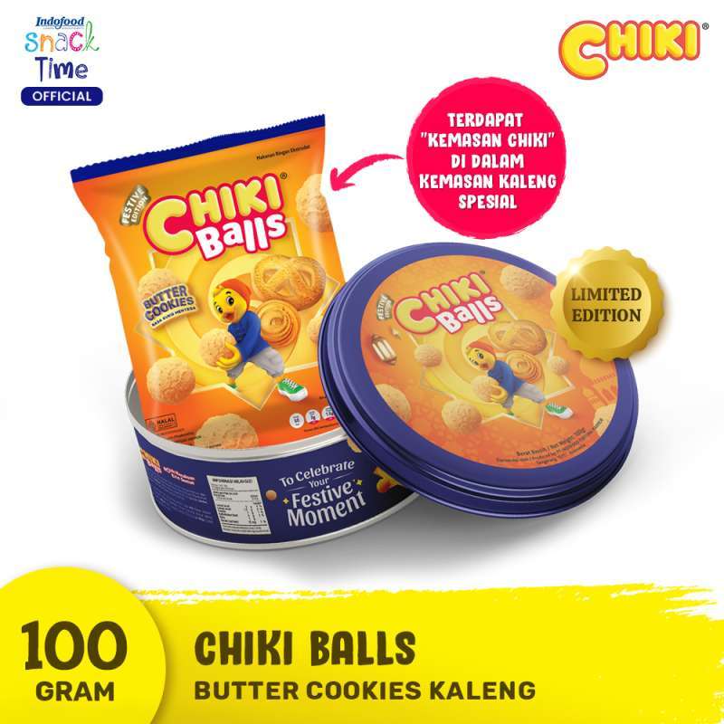 Jual Chiki Balls Butter Cookies 100 Gr Kaleng - 1 Pcs di Seller ...