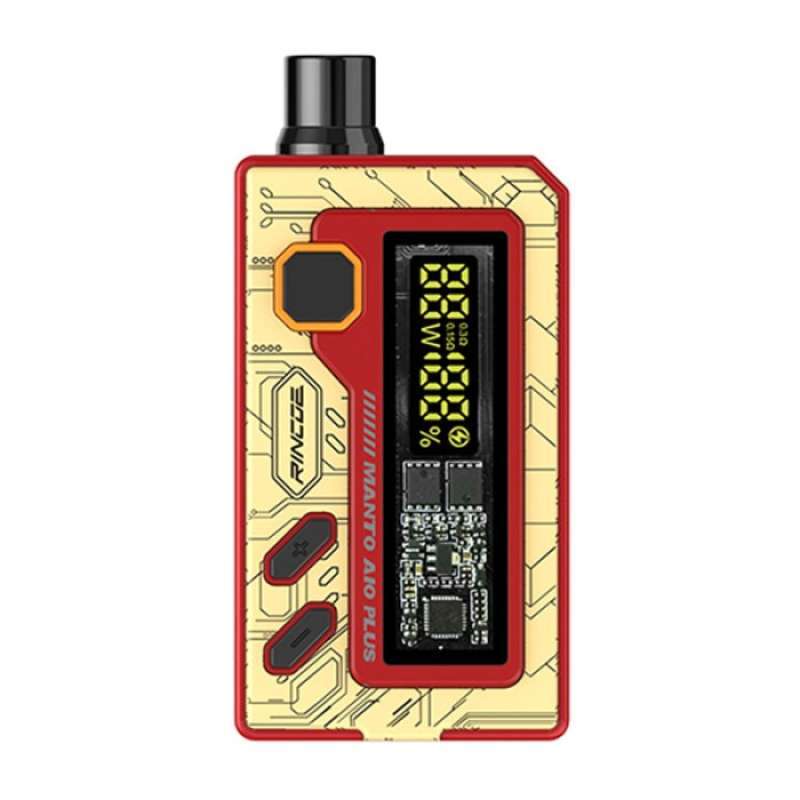 Promo Rincoe Manto AIO Plus Pod + Battery 18650 - BEAN RED Diskon 27% ...