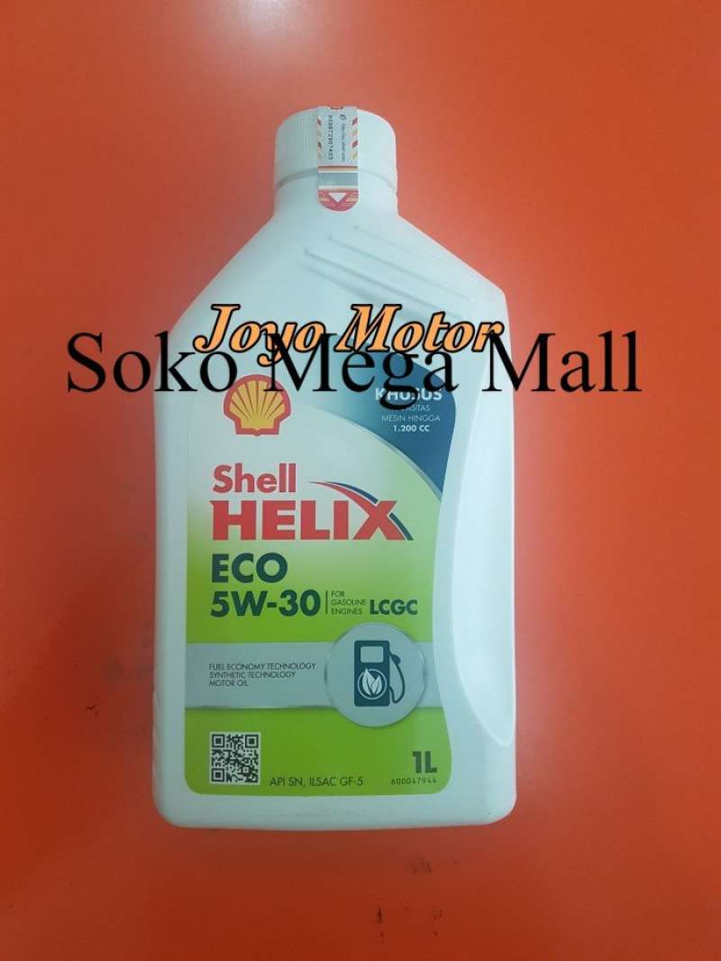 Jual New Oli Mesin Shell Helix Eco 5w-30 Kemasan 1 Liter Full Synthetic ...