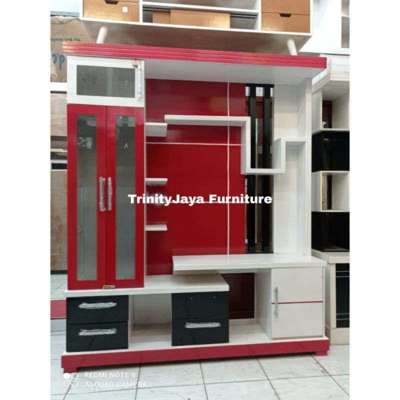 Jual Bufet Partisi Tv Minimalis Sekat Ruangan 1 Sisi ...