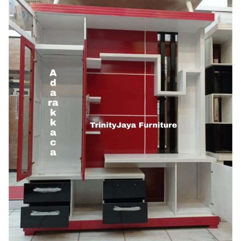 Jual Bufet Partisi Tv Minimalis Sekat Ruangan 1 Sisi ...