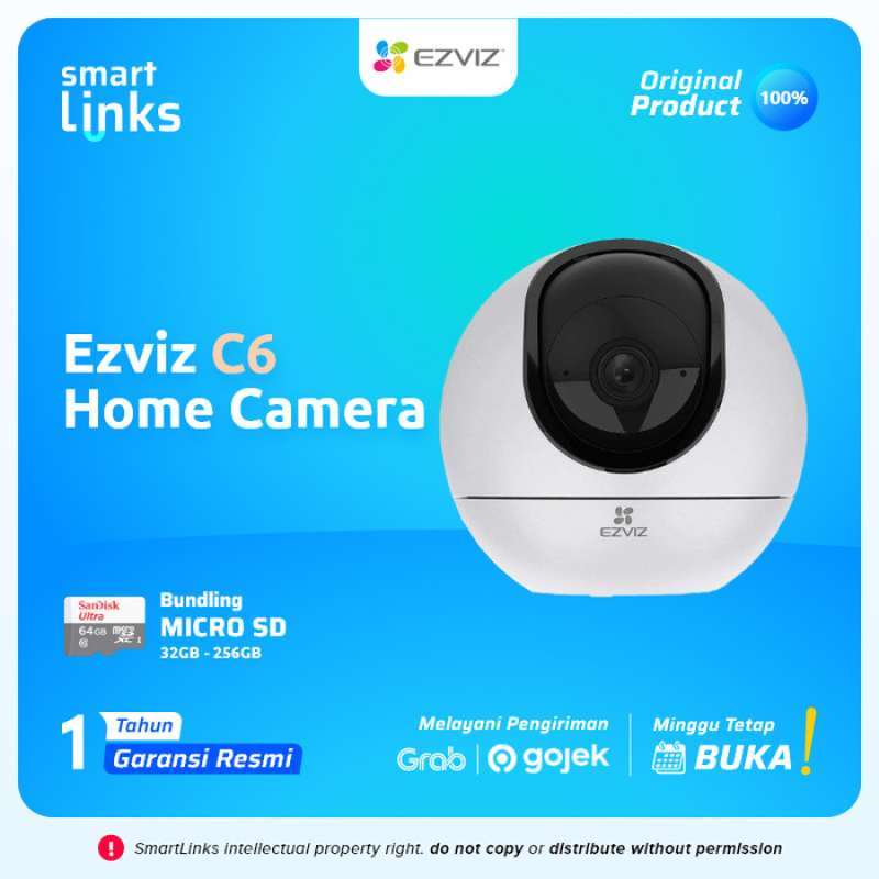 Promo Ezviz C6 4MP 2K Smart IP Cam Pan Tilt Smart Zoom Tracking Diskon 23% di Seller Focus ID ...