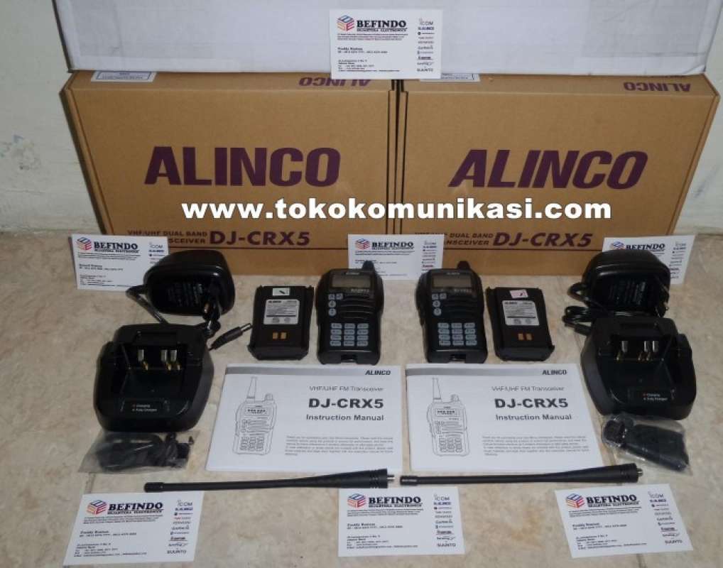 Promo Ht ( Handy Talkie ) Alinco Dj-crx5 Dual Band Vhf/uhf Diskon 9% Di Seller Elant Store ...