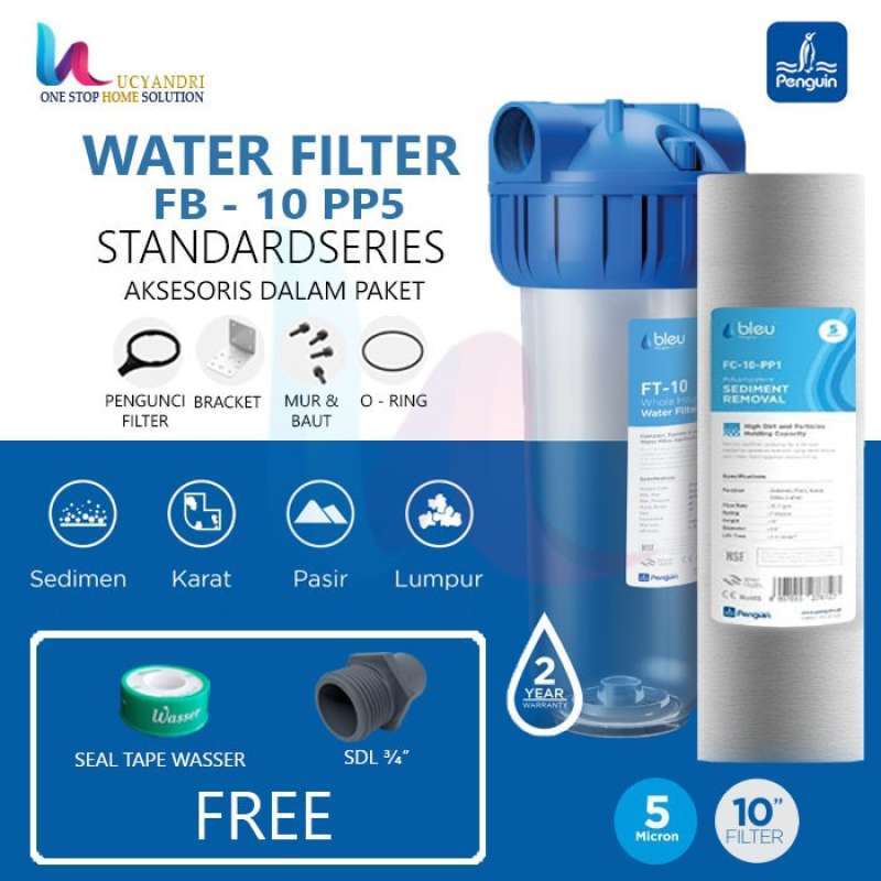 Promo Saringan Filter Air Kotor Bau Kuning Sumur/Tanah/Pdam Isi 2 Pp ...