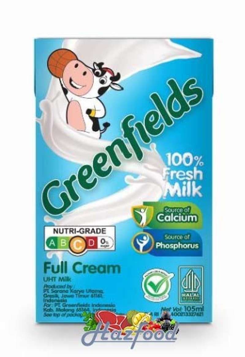 Jual Susu Uht Greenfields Full Cream 105ml X 40 (1 Karton) Di Seller Hazfood - Karang Ayu, Kota ...