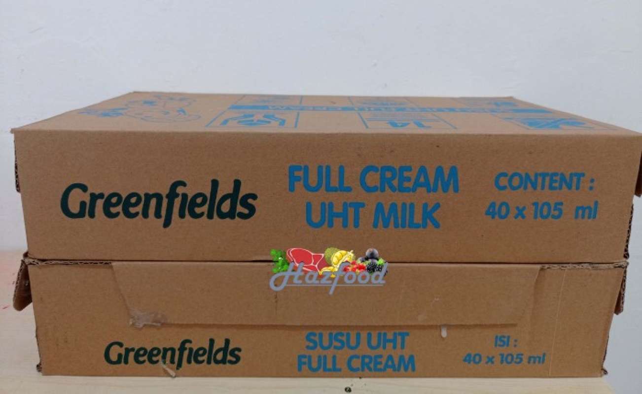 Jual Susu Uht Greenfields Full Cream 105ml X 40 (1 Karton) Di Seller Hazfood - Karang Ayu, Kota ...