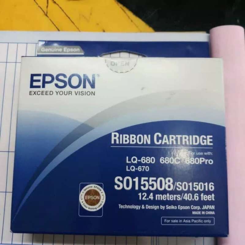 Promo Epson Ribbon Cartridge S011508 (Lq 680) Original Diskon 23% di ...
