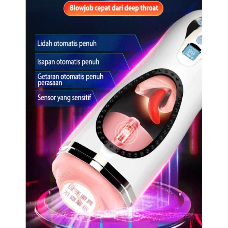 Promo New Alat Bantu Seks Sex Ual Toys Pria Tabung Hisap Lidah Sepong Sucker Diskon Di