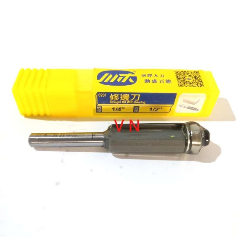 Promo MATA ROUTER/PROFIL 12 MM RODA/STRAIGHT BIT WITH BEARING CHUAN MU ...