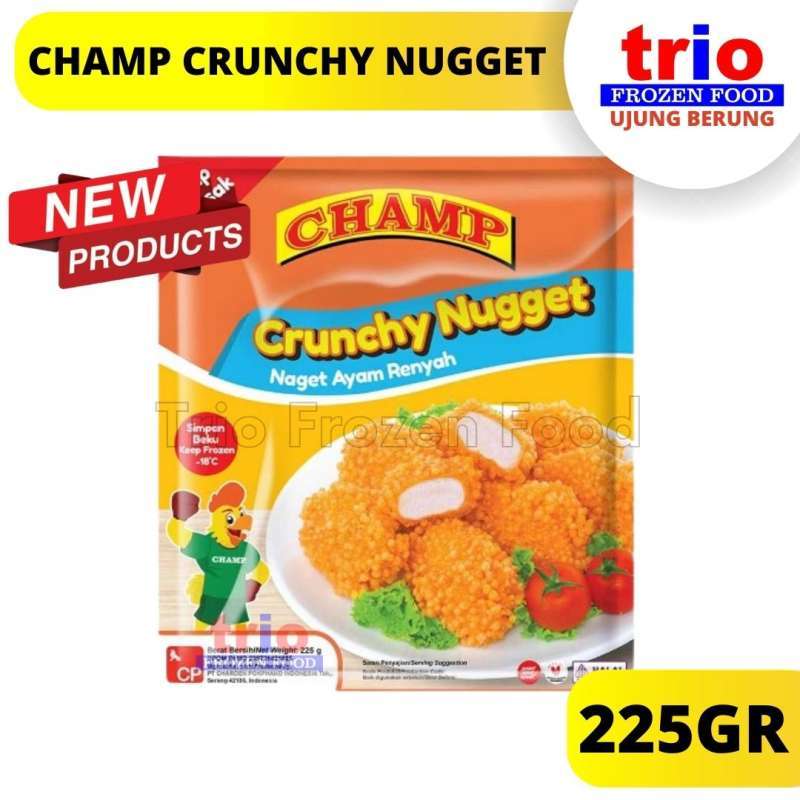Jual Champ Crunchy Nugget 225 Di Seller Trio Frozen Uber - Cigending ...