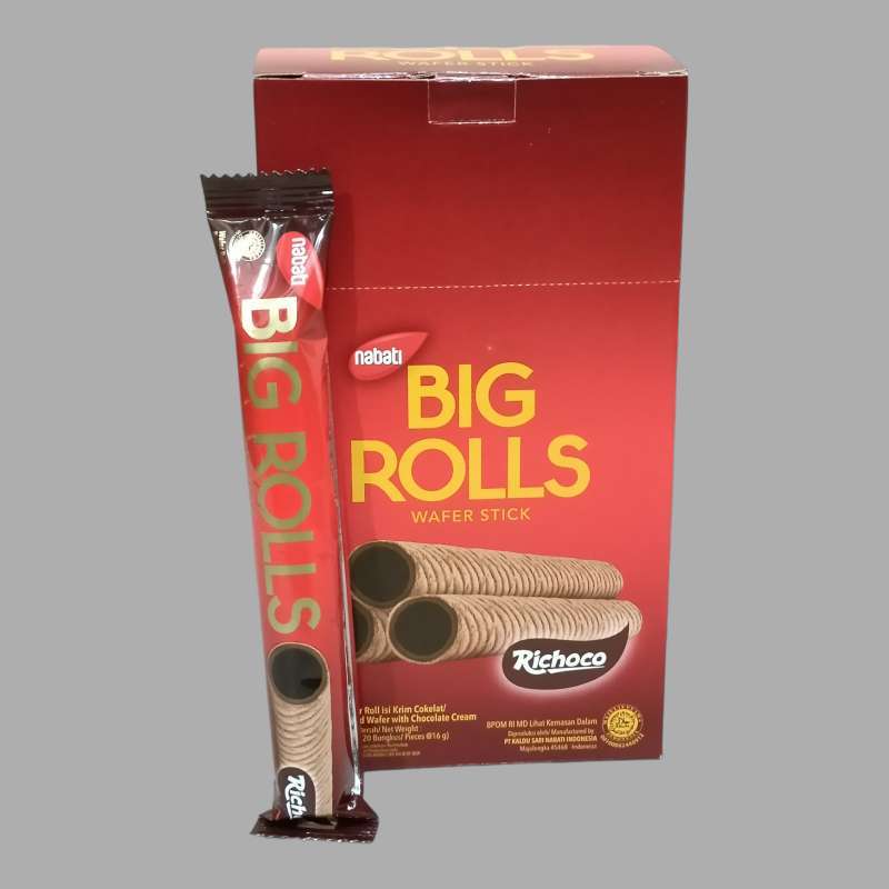 Jual Nabati Big Rolls Coklat Wafer Stick 15gr [20 Pcs/box] Di Seller Adhins Smart Shop - Adhins ...
