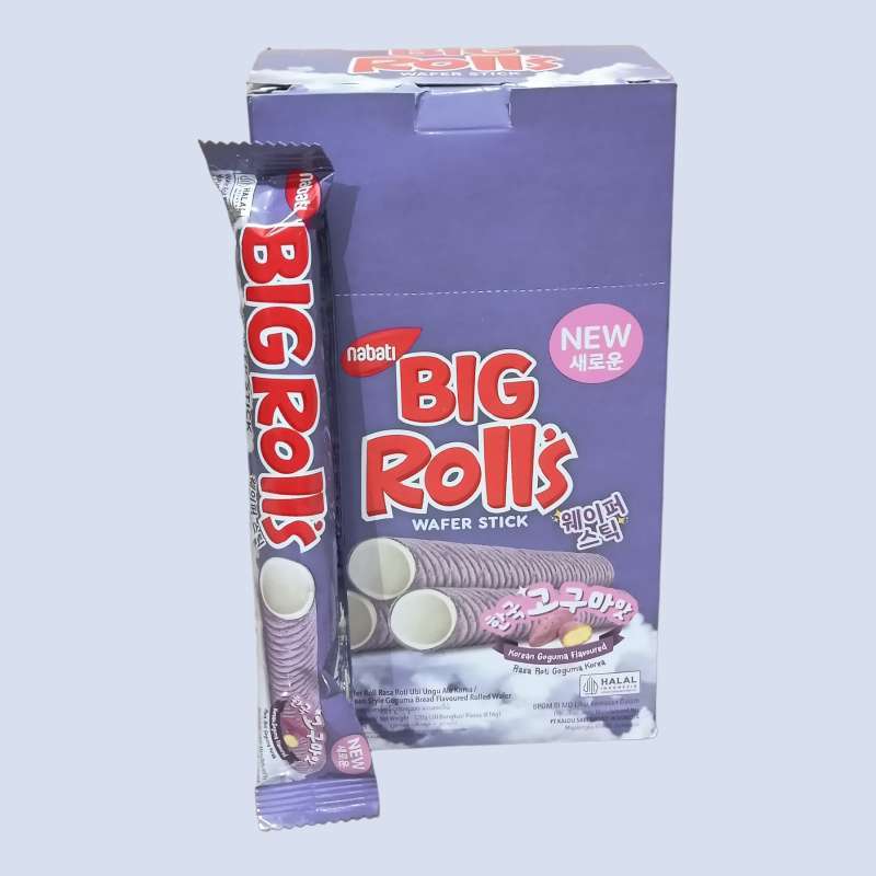 Jual Nabati Big Rolls Coklat Wafer Stick 15gr [20 Pcs/box] Di Seller ...