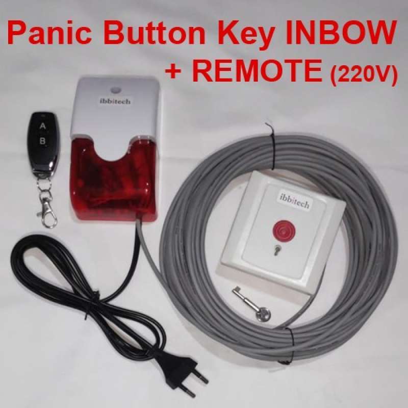 Promo Panic Button Key INBOW Alarm Set hospital disabled + REMOTE 220V Diskon 26% di Seller Puas ...