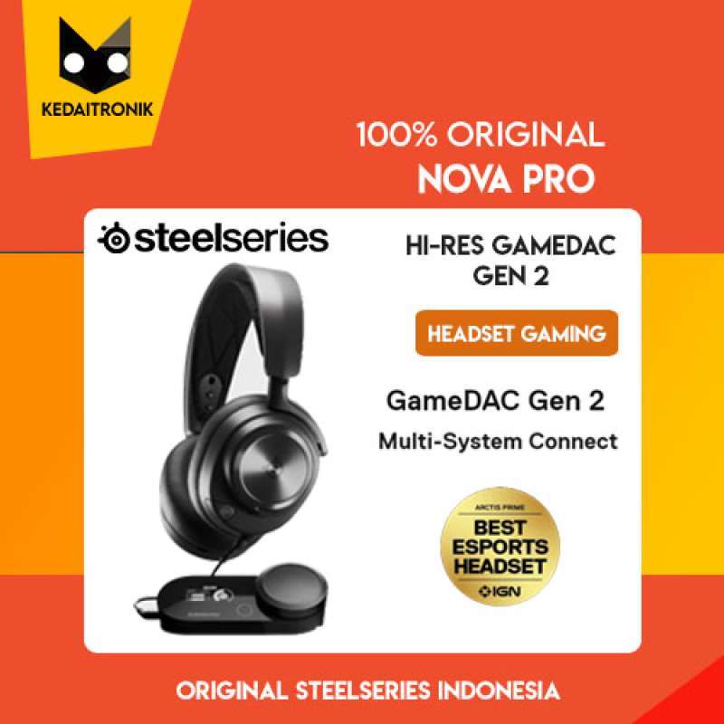 Promo Steelseries Arctis Nova Pro Gaming Headset Hi-res Gamedac Gen 2 Diskon 3% Di Seller ...